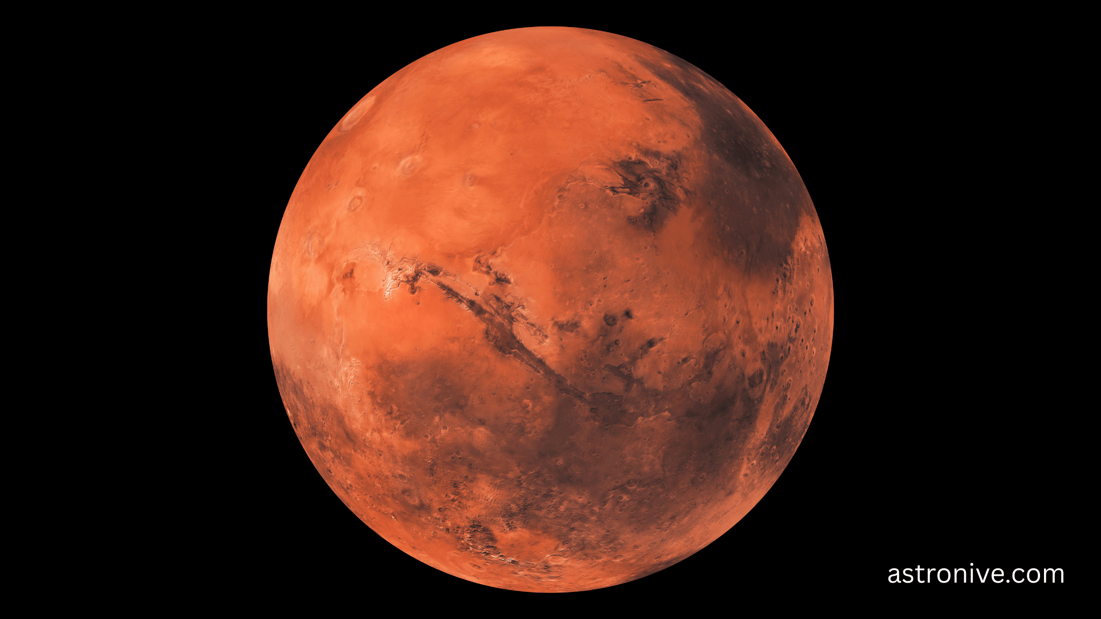 what is the size of mars - Astronive